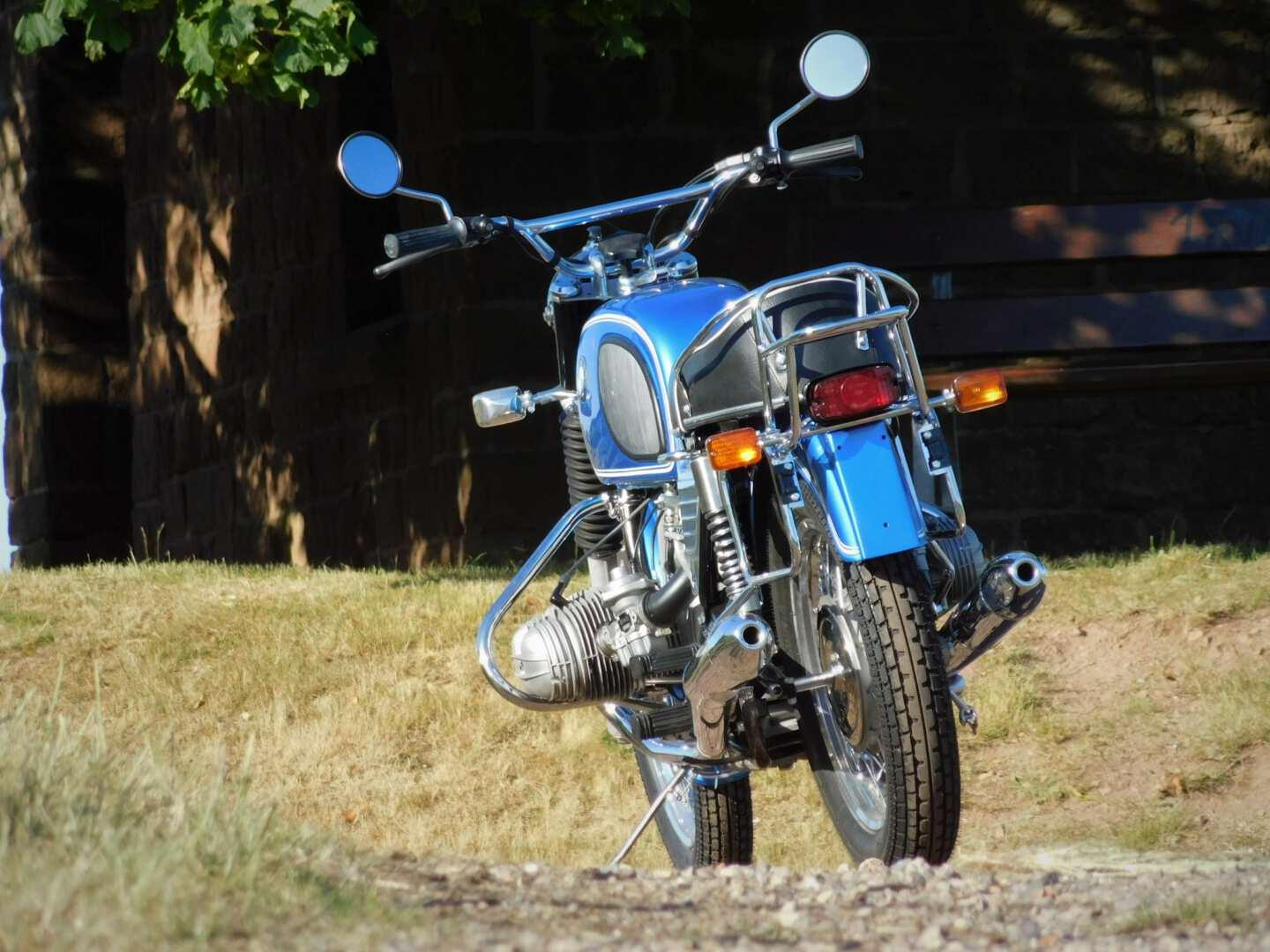 BMW R75/5 Custom monza blau | MTS Motorradtechnik – Service-Team für ...